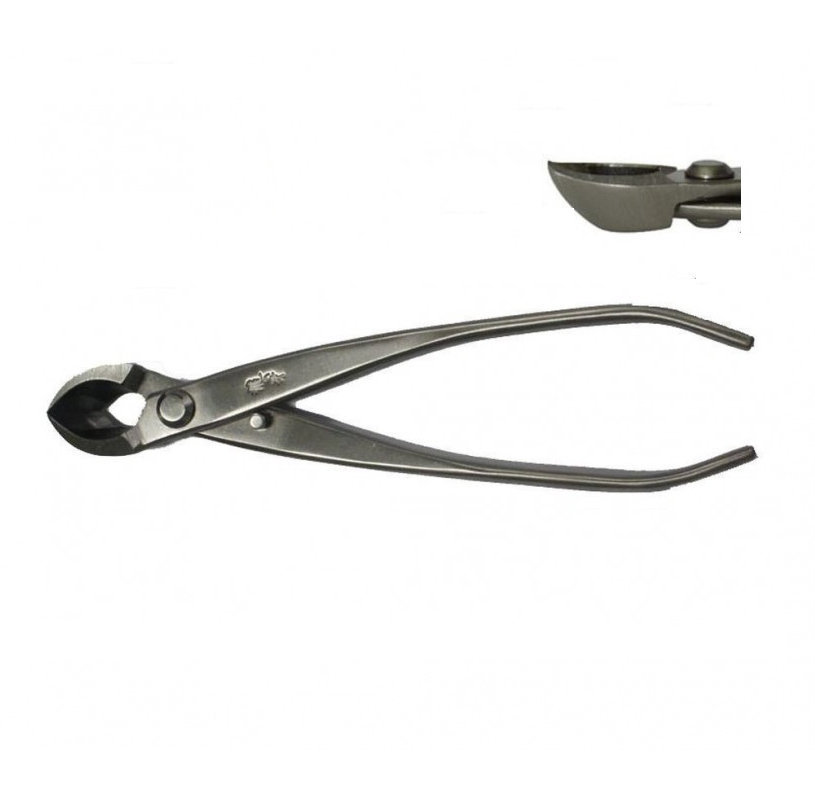 Stainless Steel Bonsai Curved Branch Cutters - 180mm - British Bonsai