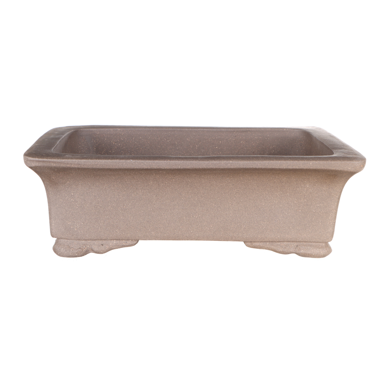 Rectangular Unglazed Bonsai Pot - 25 x 19 x 8cm - British Bonsai