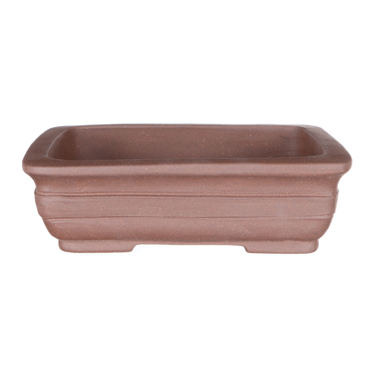 Rectangular Unglazed Bonsai Pot - 30 x 23 x 9cm - British Bonsai