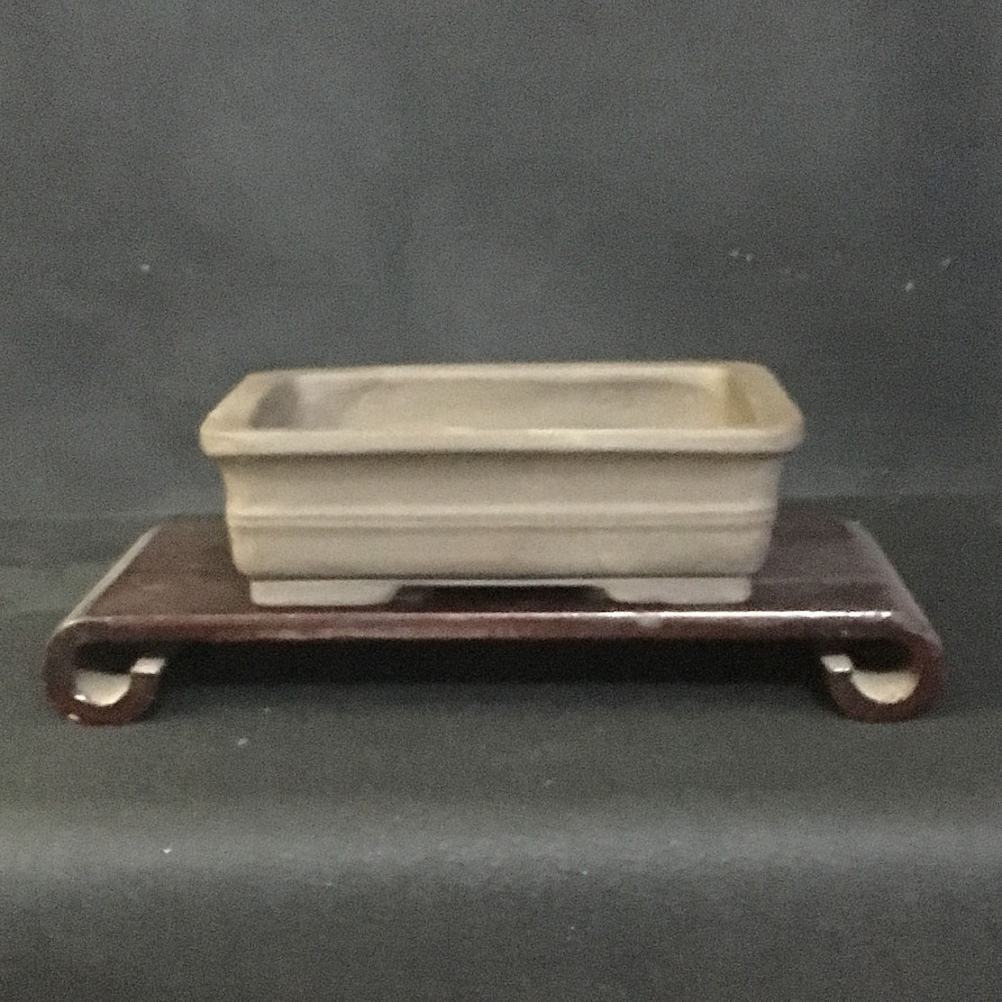 Rectangular Unglazed Bonsai Pot - 20 x 16 x 6cm - British Bonsai